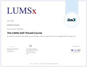 Machine Learning - LUMSx