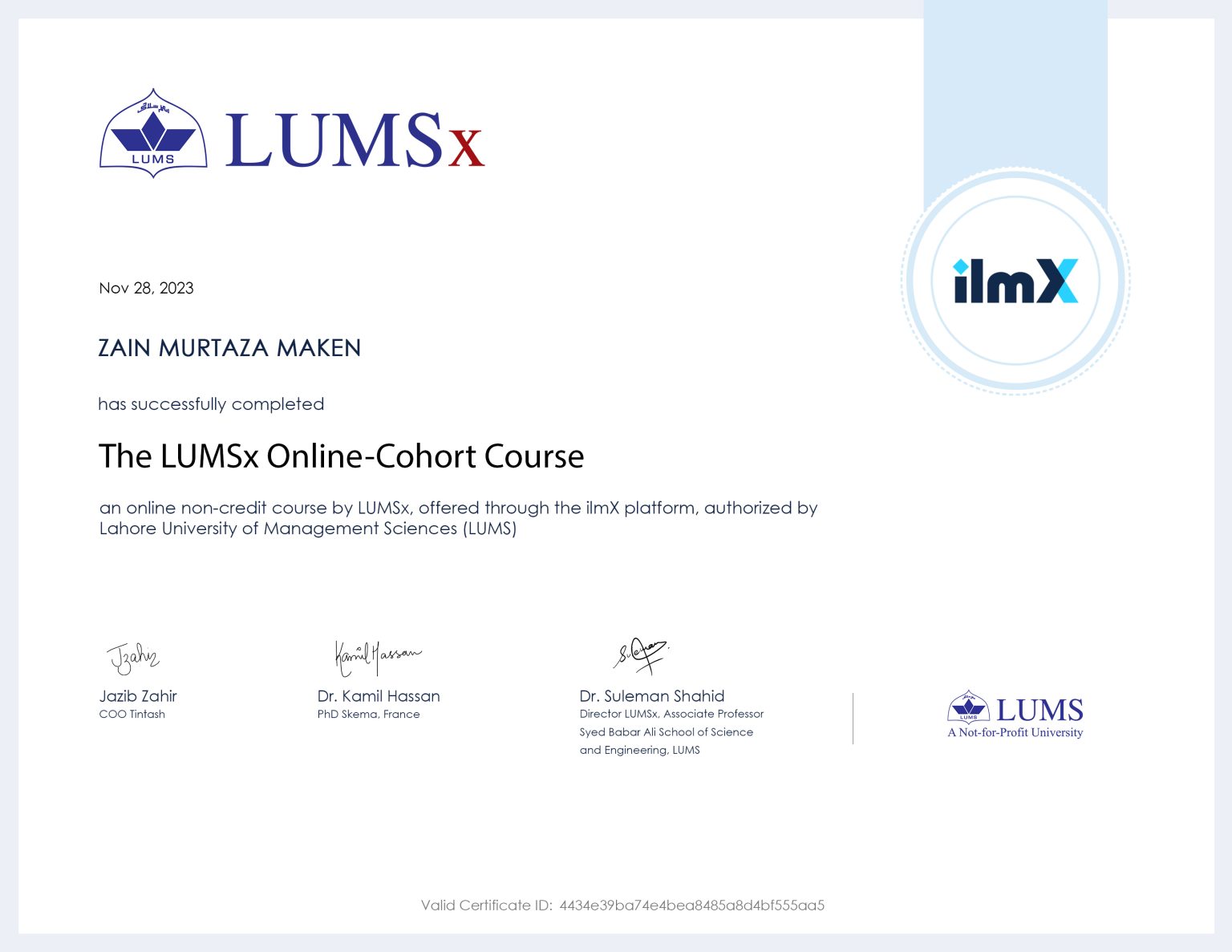 AI in the Classroom: Strategies and Tools for Educators (Cohort) - LUMSx